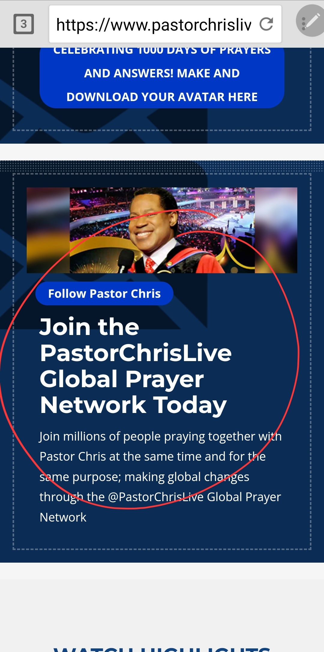 Pastor Chris Live | Pray-A-Thon